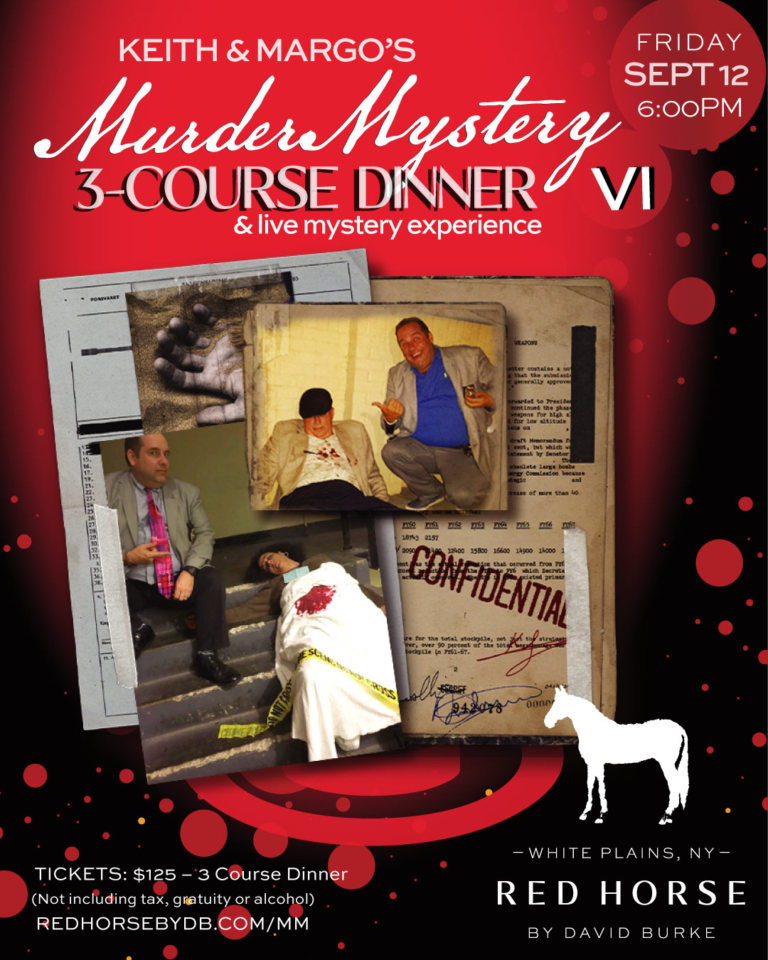9/12 Murder Mystery 'VI' 3-Course Summer Dinner - Red Horse by David ...