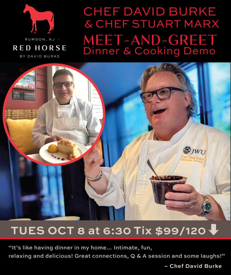 10/8 Chef David Burke & Chef Stuart Marx Meet-and-Greet Cooking Demo ...