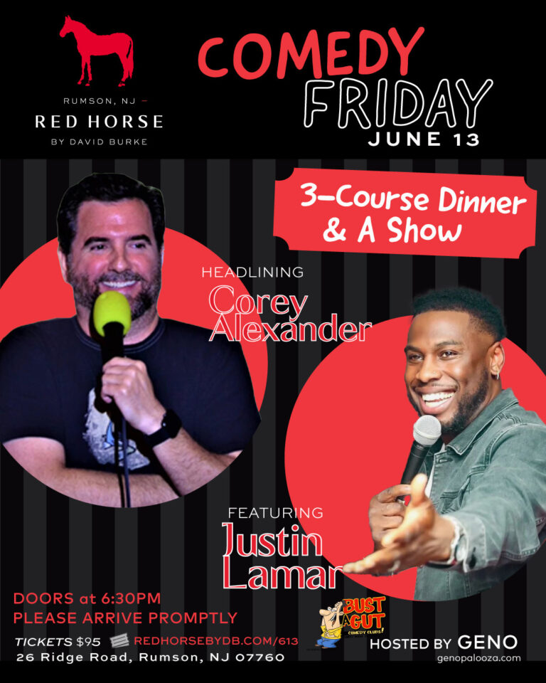 6/13 Comedy Dinner & A Show - Red Horse Steakhouse by David Burke